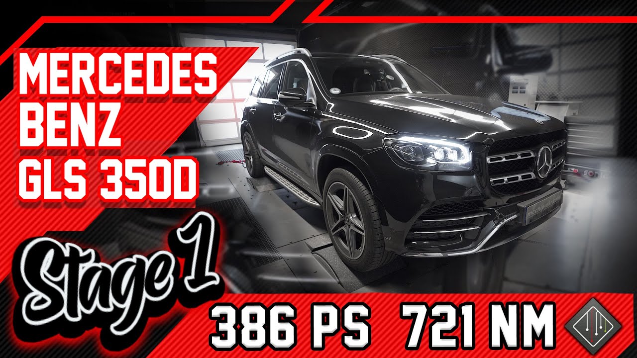 Mercedes GLS 350d | 2.9l R6 CDI | Stage 1 | Chiptuning - Dyno | mcchip ...