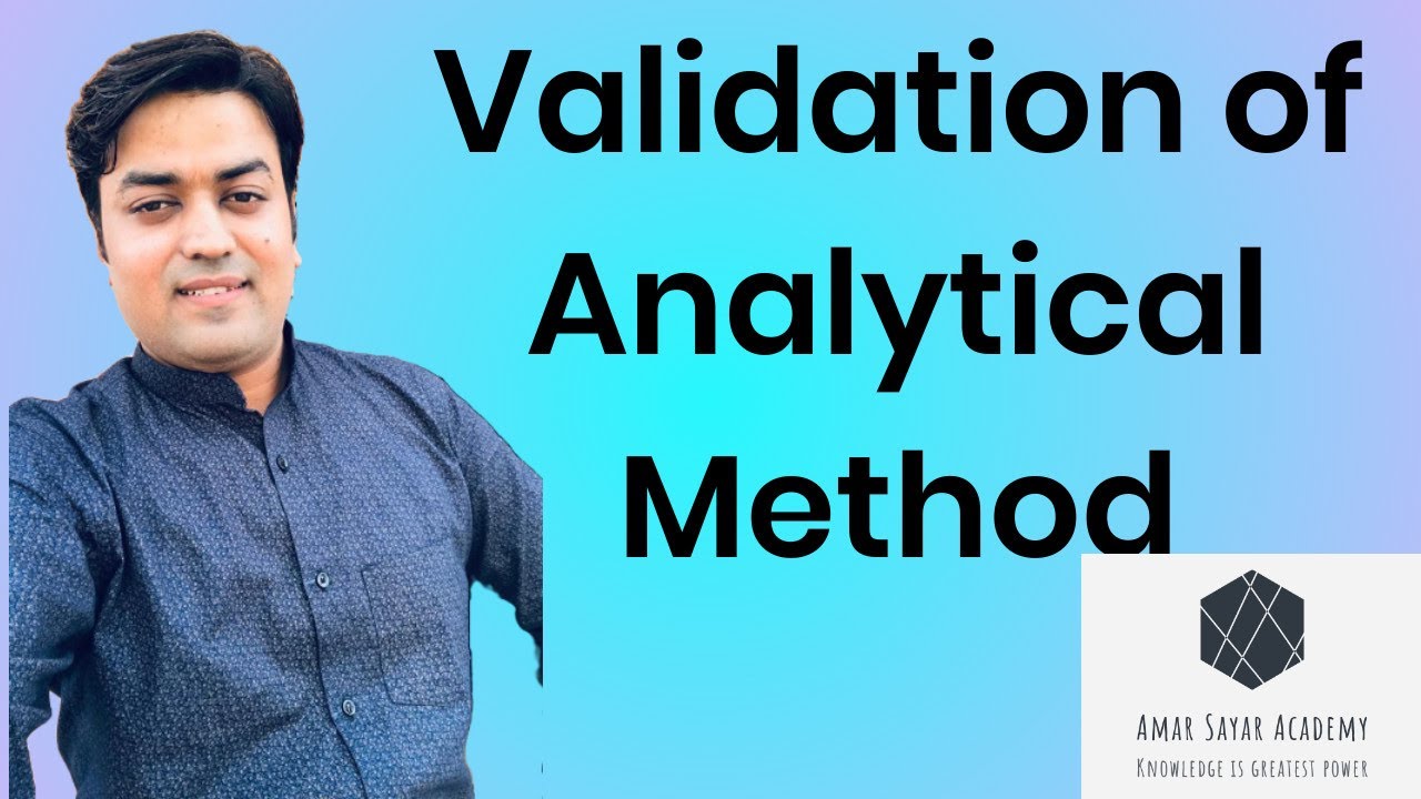 Validation of Analytical Method - YouTube
