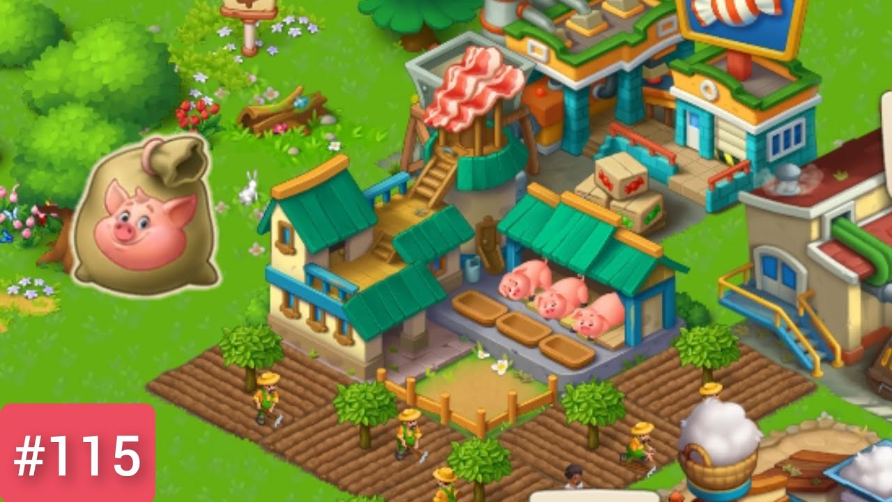 Township | #115 | New Pig Farm in Town | Level 42 - YouTube