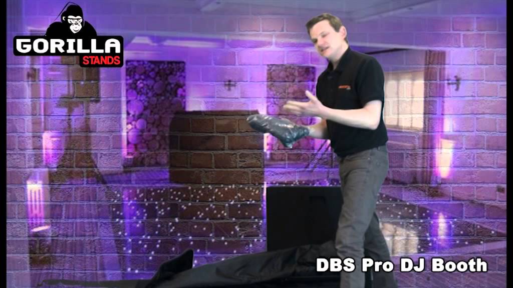 Gorilla DBS Pro DJ Booth Stand Demo & Assembly Instructions - YouTube
