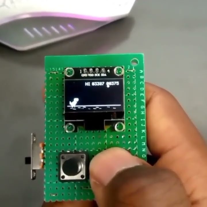 Chrome Dino on Arduino #arduino #chromedino - YouTube