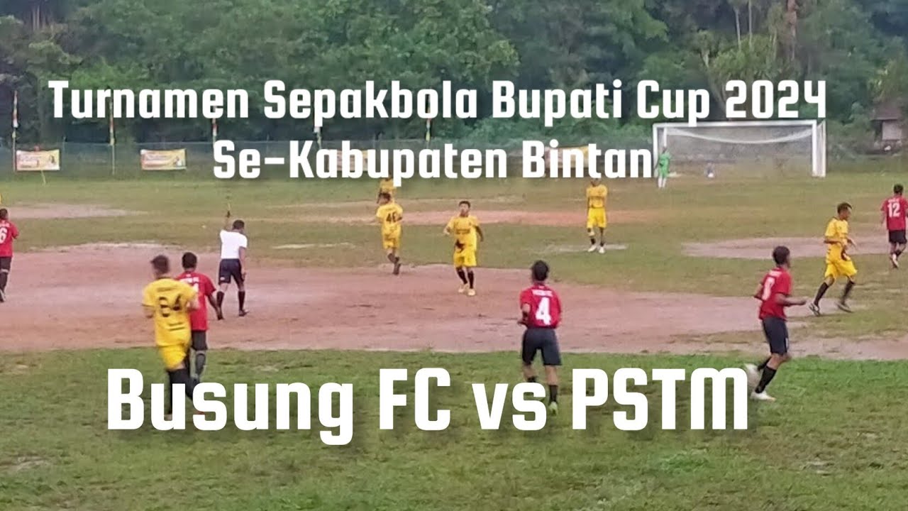 Busung FC 4 - 2 PSTM, Turnamen Sepakbola Bupati Cup 2024, Se-Kabupaten ...