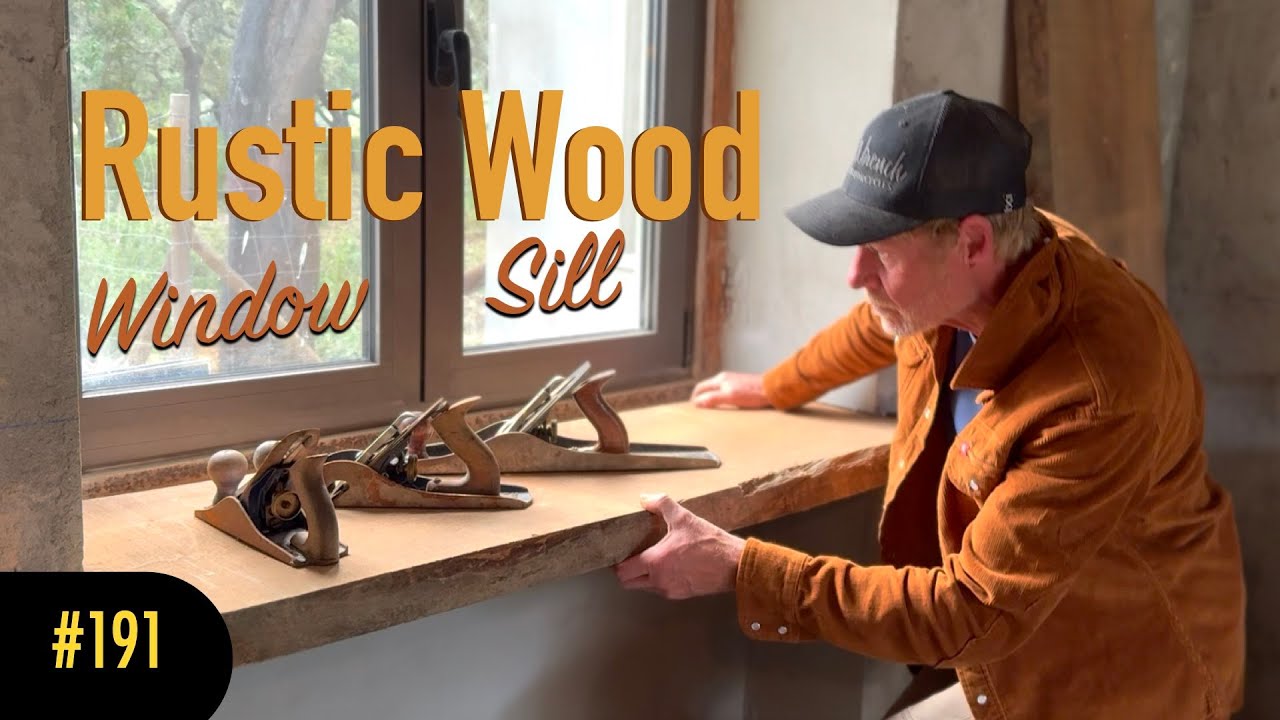 Chunky Rustic Wood Window Ledge | #191 - YouTube