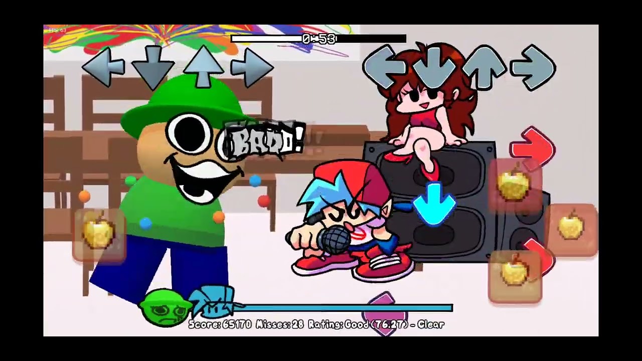 Friday Night Funkin Golden Apple (Dave and Bambi, Applecore) (Psych ...