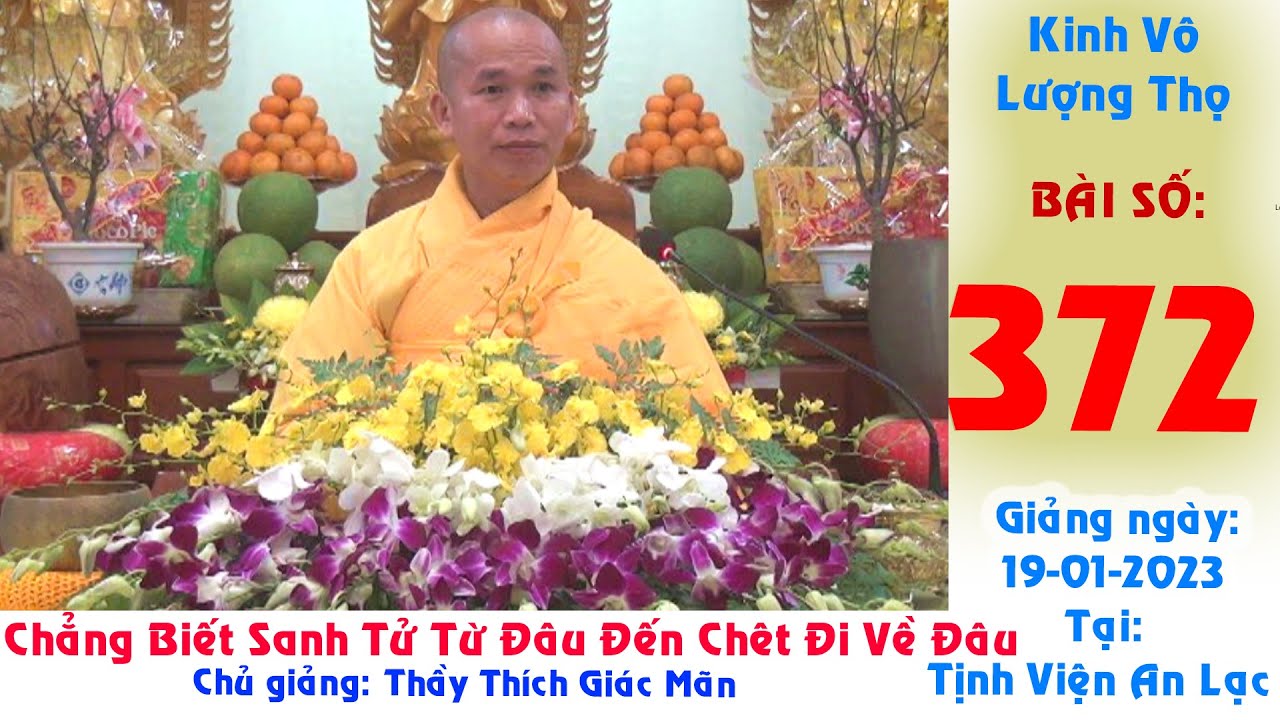 372 Kinh Vô Lượng Thọ Như Lai Chủ Giảng Thầy Thích Giác Mãn - YouTube