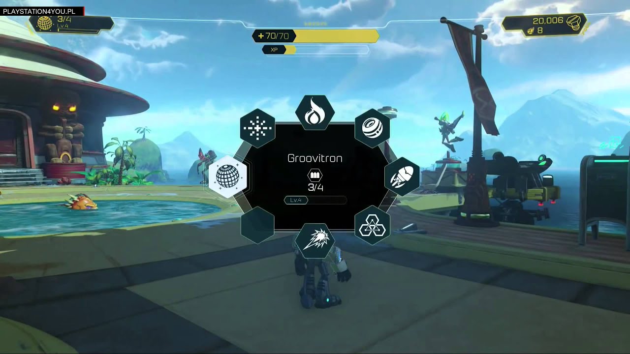Ratchet & Clank Pokitaru PlayStation 4 Gameplay - YouTube