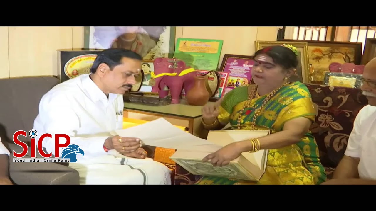 H.Raja Meets Vijayalakshmi Navaneethakrishnan - YouTube
