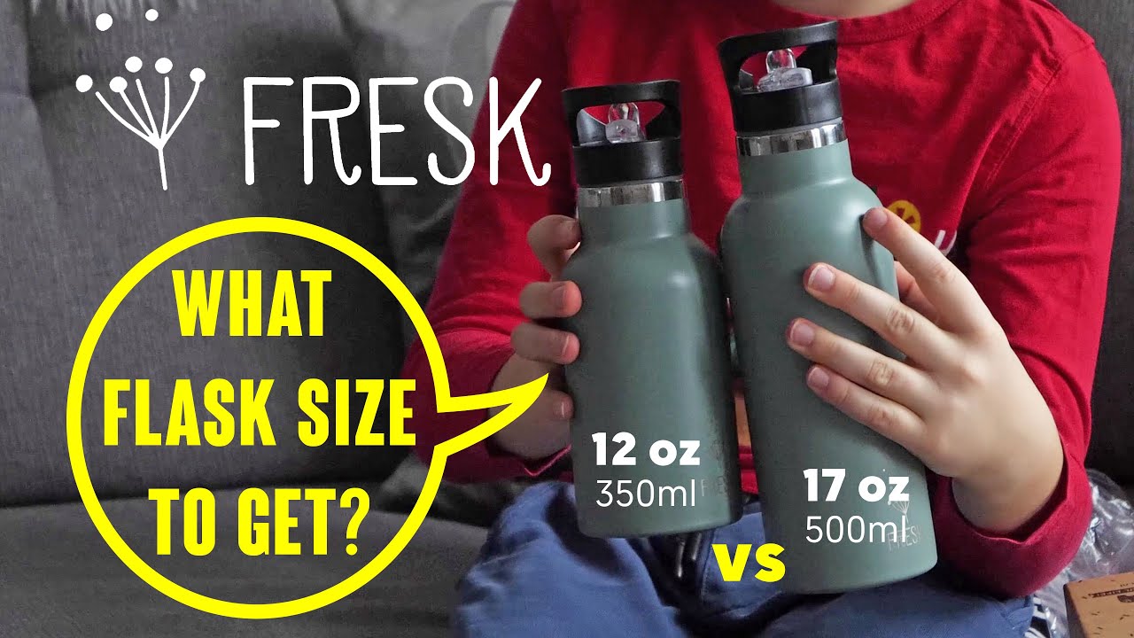 12 oz vs 17 oz FRESK Nordic Hydro #aquaflask #flask | UNBOXING AND ...