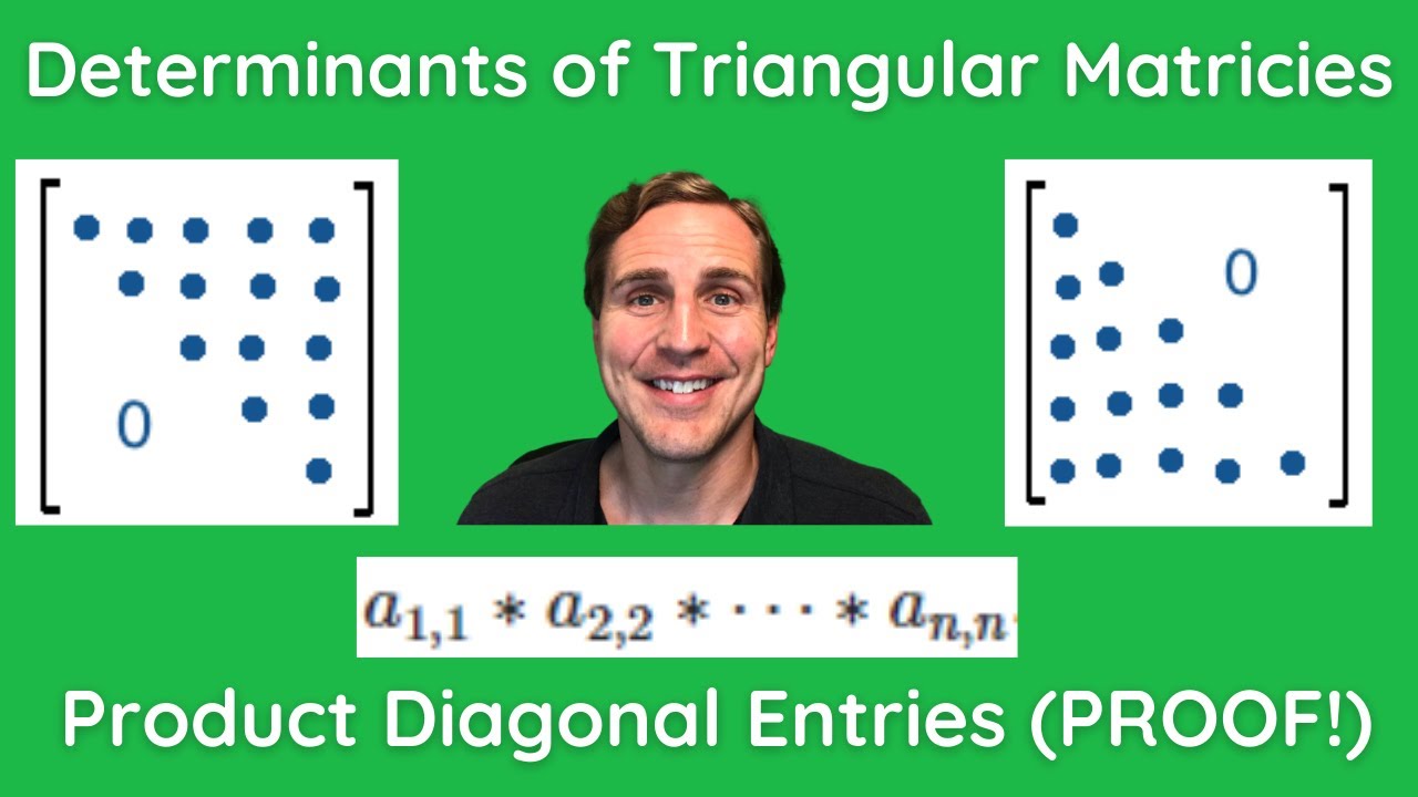 Determinant Of Triangular Matrix | Linear Algebra Proof - Youtube