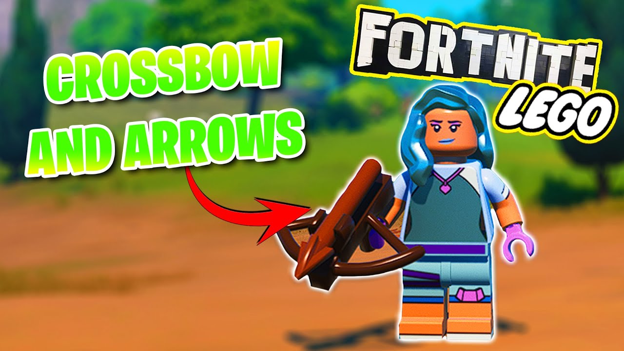 HOW TO GET A CROSSOW AND ARROWS IN FORTNITE LEGO - YouTube