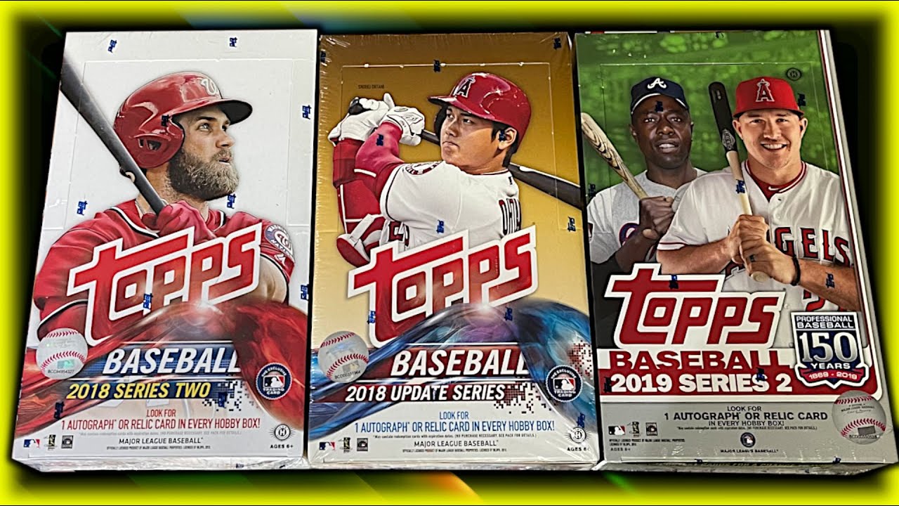 Topps Flagship Through The Years | Series 1, Series 2 & Update - YouTube