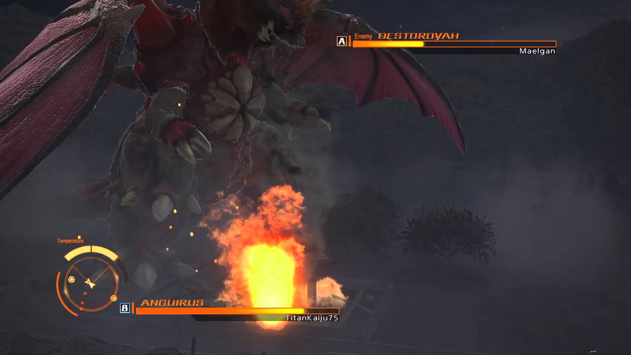Godzilla (PS4) Online VS: Anguirus vs. Destoroyah - YouTube