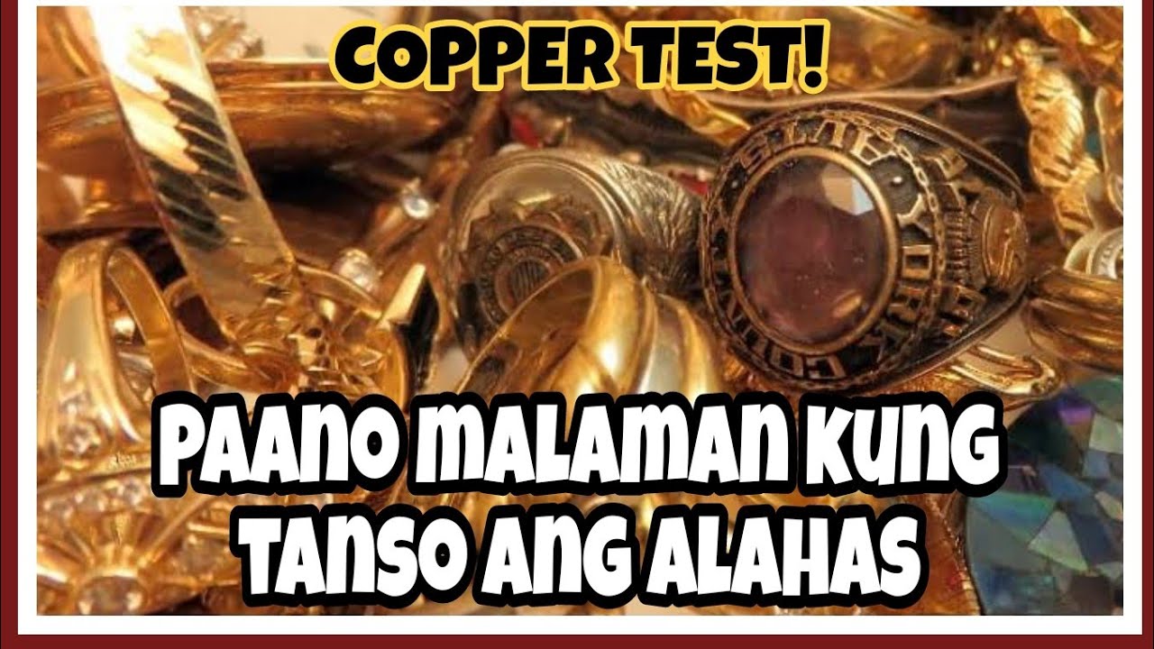 Paano malaman kung peke o tanso ang alahas mo - YouTube