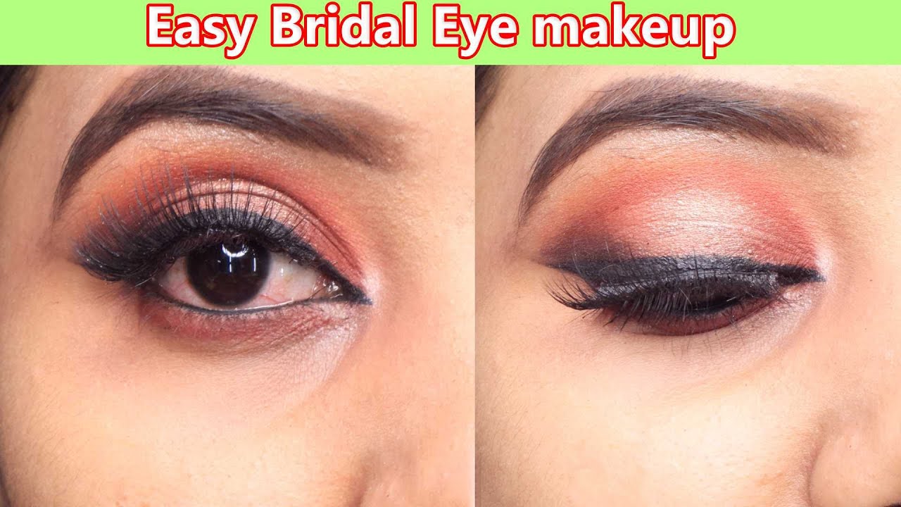 Bridal eye makeup step by step | Bridal eye makeup look | Eye makeup ...