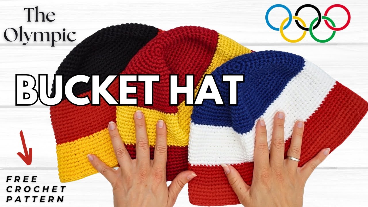 Crochet Your Own 2024 Olympics Bucket Hat | FREE PATTERN - YouTube