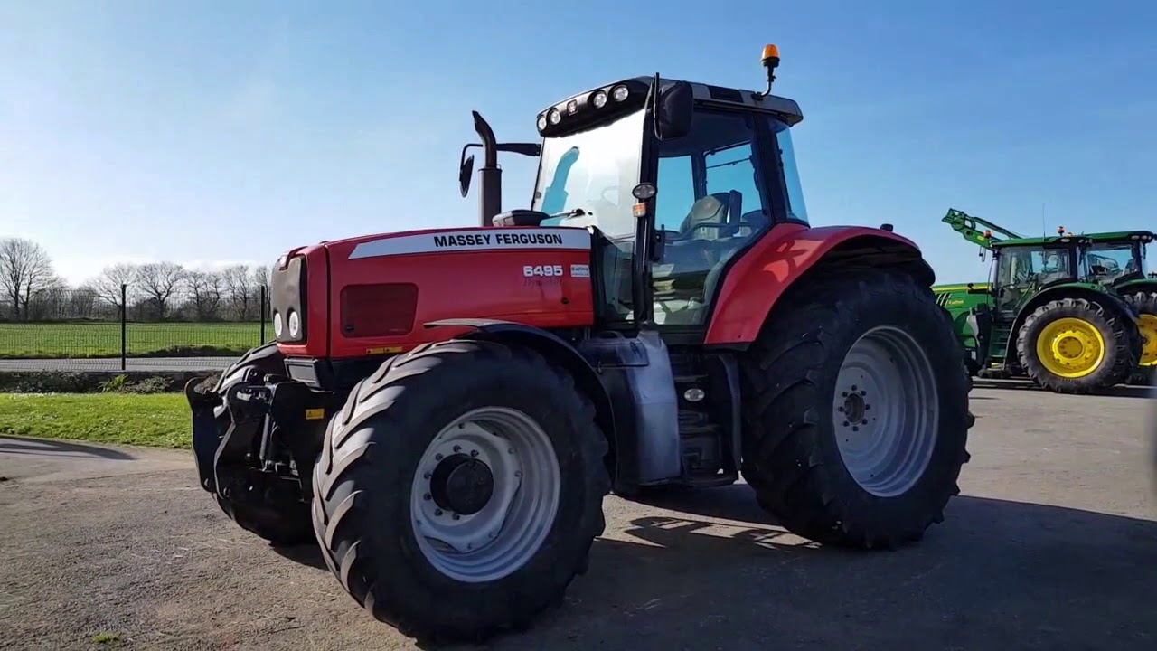 [VENDU] Tracteur MASSEY FERGUSON 6495 N° 122255 (2005) - YouTube