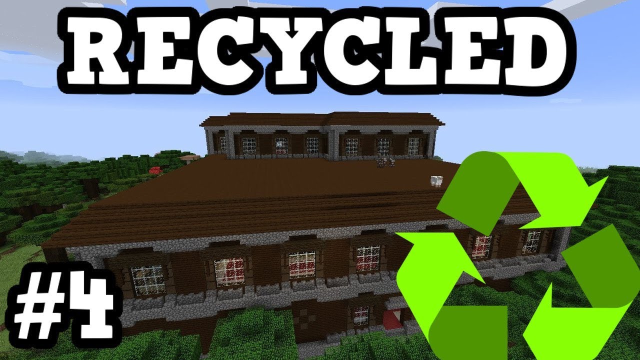 Minecraft Xbox One WOODLAND MANSION Recycling Part 4 - YouTube