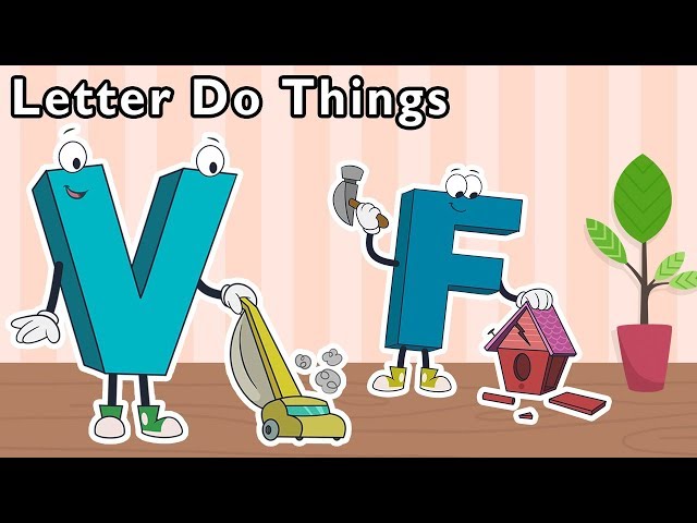 Letters Do Things and More | FUN PHONICS RHYME | Baby Songs from Mother ...