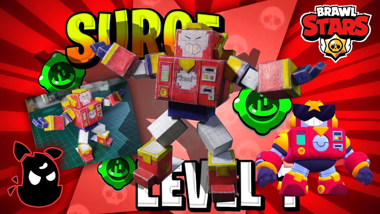 hice a surge de Brawl stars | figura de papel (papercraft) ️ danielmx ️ ...