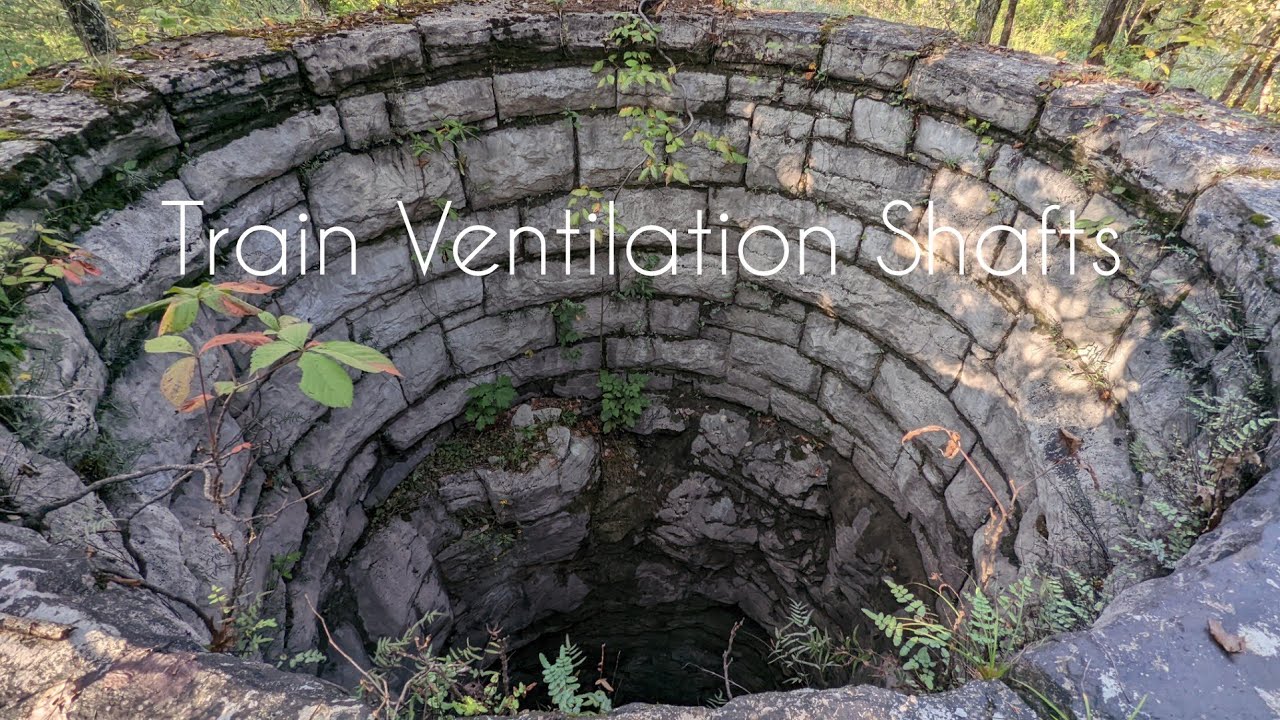 Train Ventilation Shafts in Cowan, Tennessee - YouTube