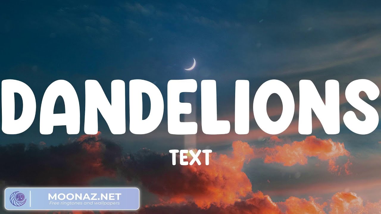 Dandelions - Ruth B. (Lyric Video) - YouTube