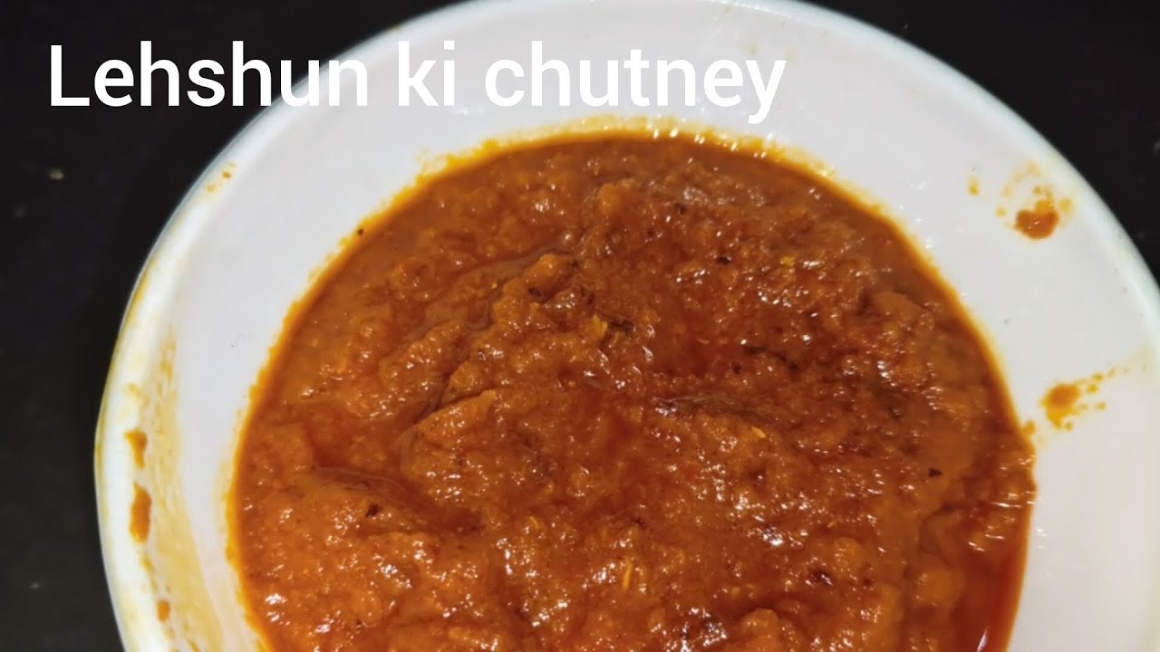 Lehsun ki chatney || Rajasthan ki Famous Dish Lehsun ki chatney || red ...