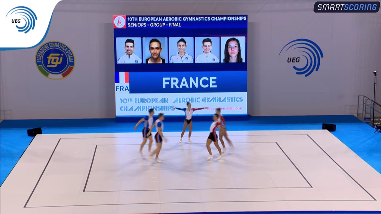 France - 2017 Aerobics Europeans, group final - YouTube