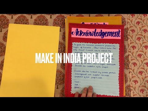 Class 12 Economics Project | Make In India Project | #economics # ...