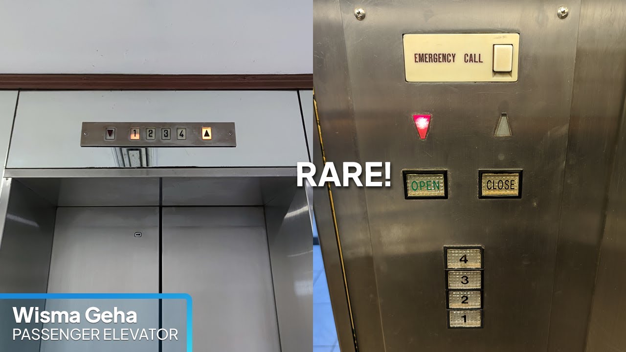 [GONE] Old GoldStar Traction Elevator - Wisma Geha, Jakarta - YouTube