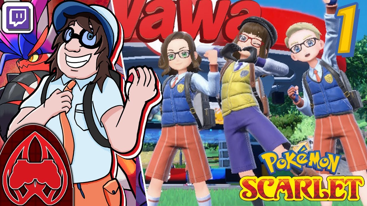Pokémon Scarlet PART #1: Wawa Heals All Wounds | MugiwaraJM Streams ...