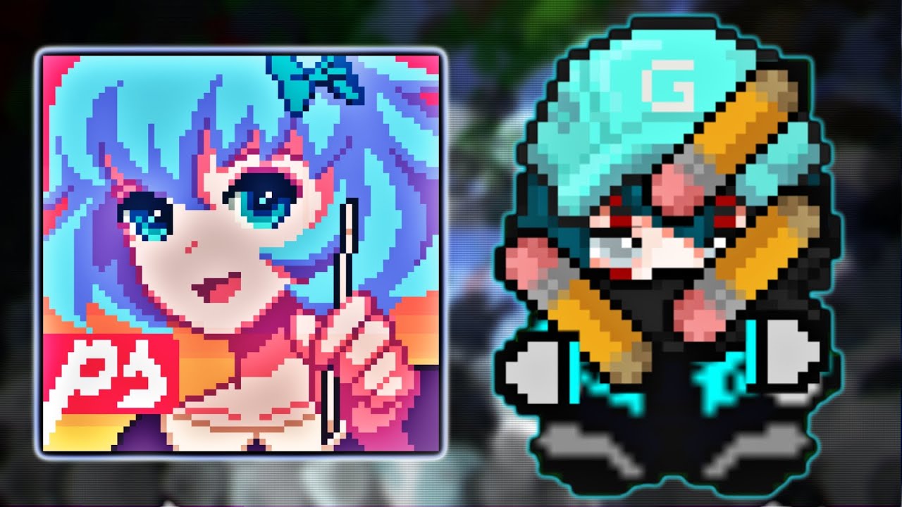 COMO EDITAR HEAD PELO PIXEL STUDIO Graal Online Classic - YouTube