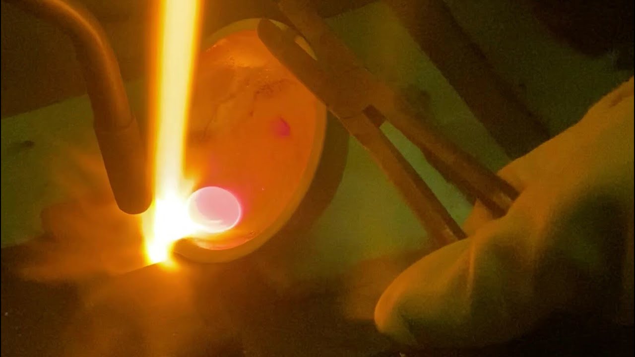 Gold Refining One Troy Ounce Pure Gold Bar - YouTube