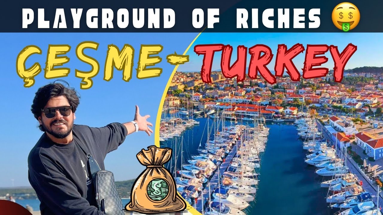 RICHEST City in TURKEY | Çeşme - Alacati #yachts #beach #drone #çeşme ...