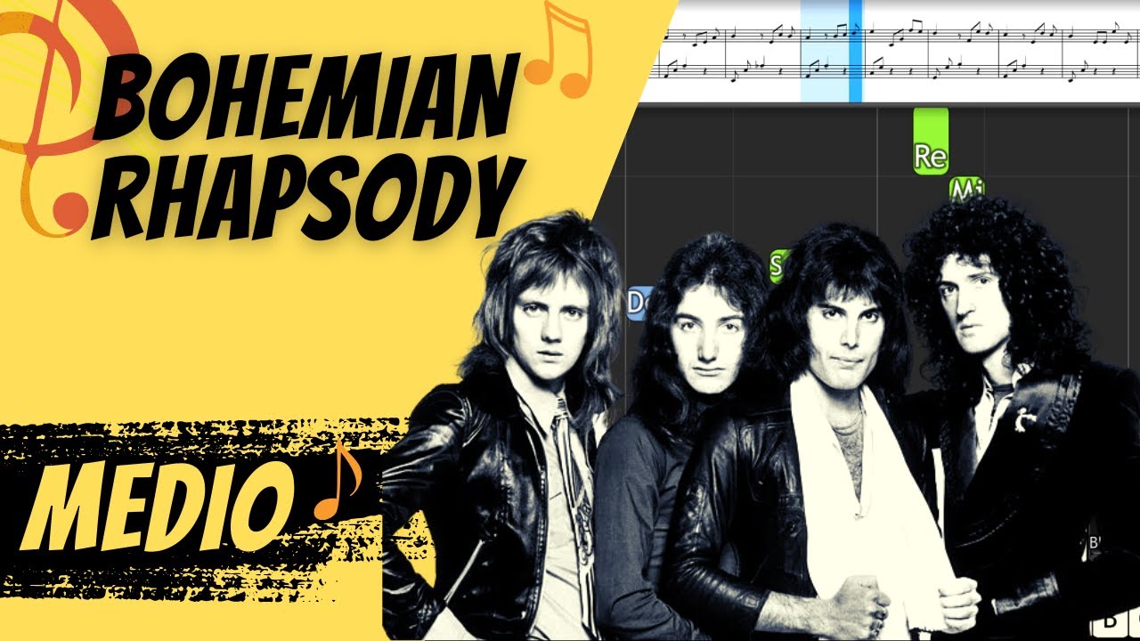 Bohemian Rhapsody "Queen" - Tutorial piano fácil - YouTube