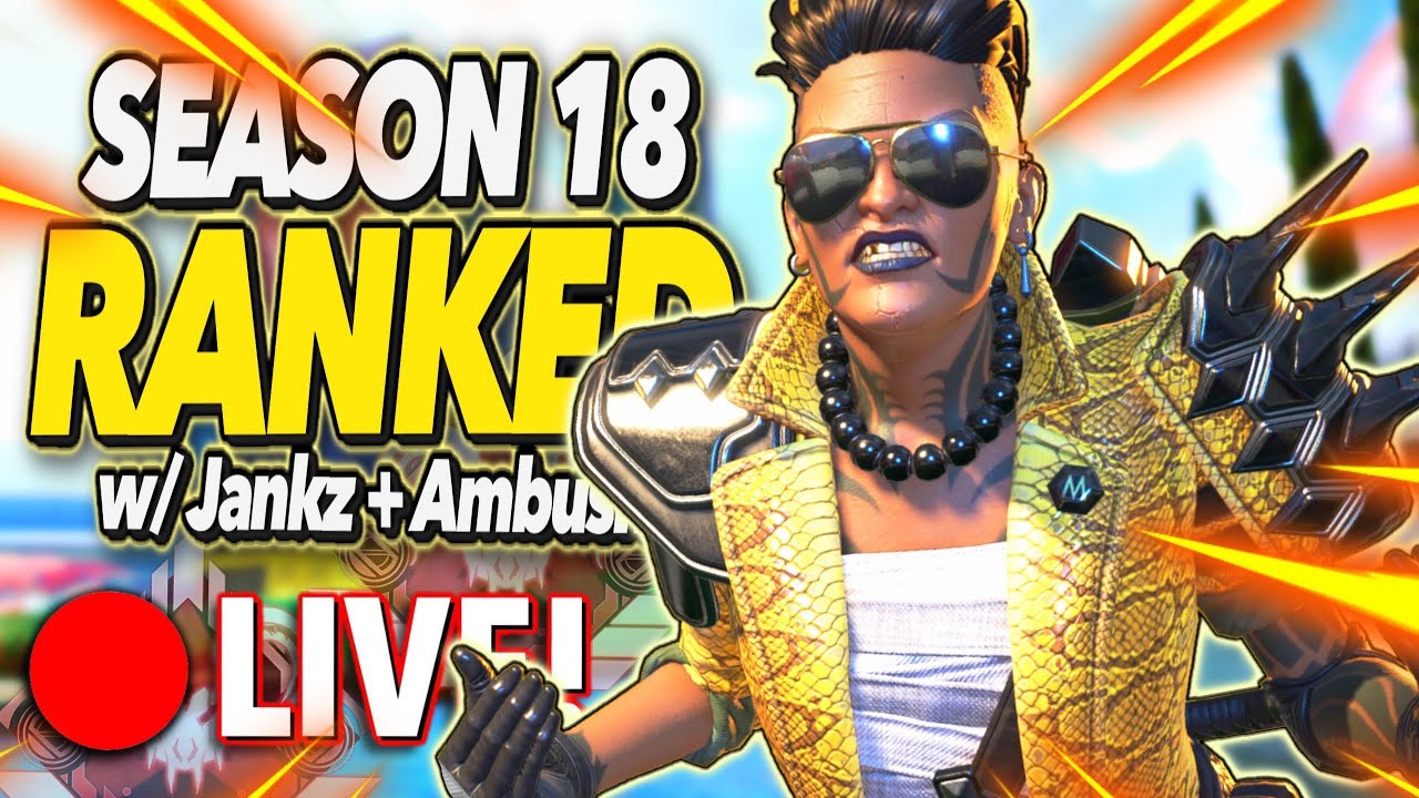 🔴 LIVE - Season 18 Pred Ranked with Jankz + Ambush - YouTube
