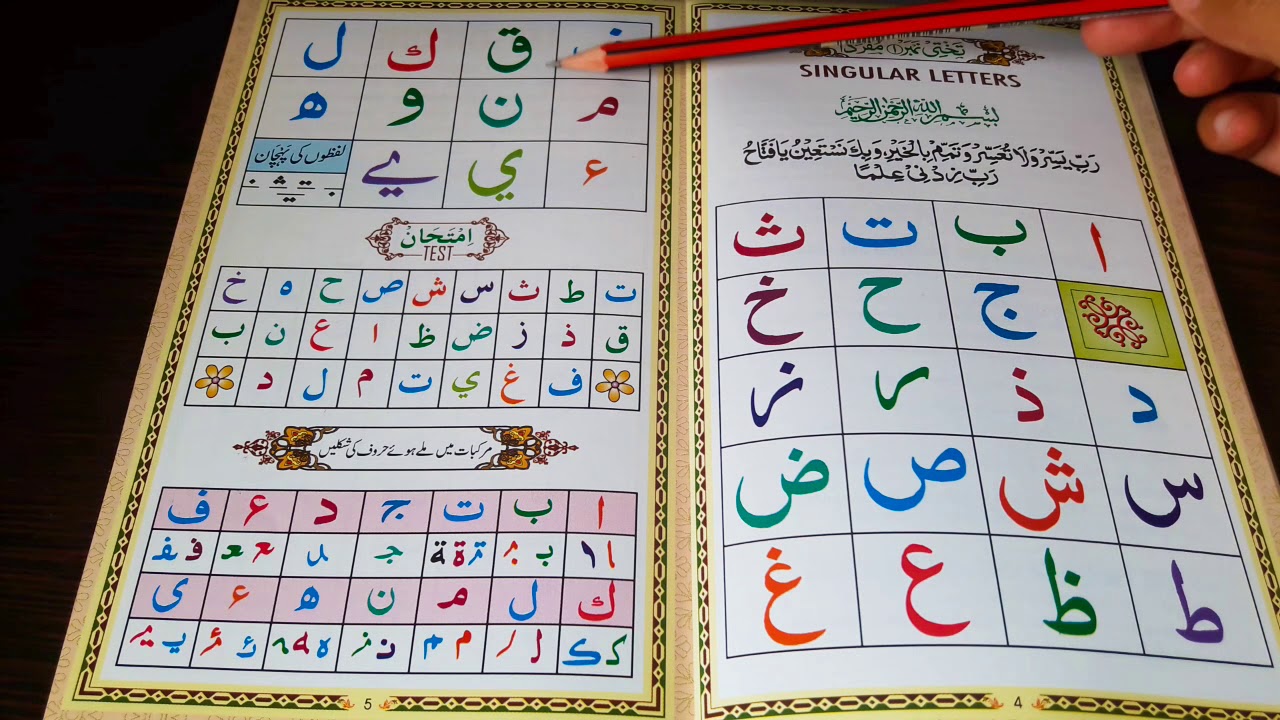 Noorani Qaida Lesson 1 Colour Coded Learning The Arabic Alphabet noorani-qaida-lesson-1-colour-coded-learning-the-arabic-alphabet
