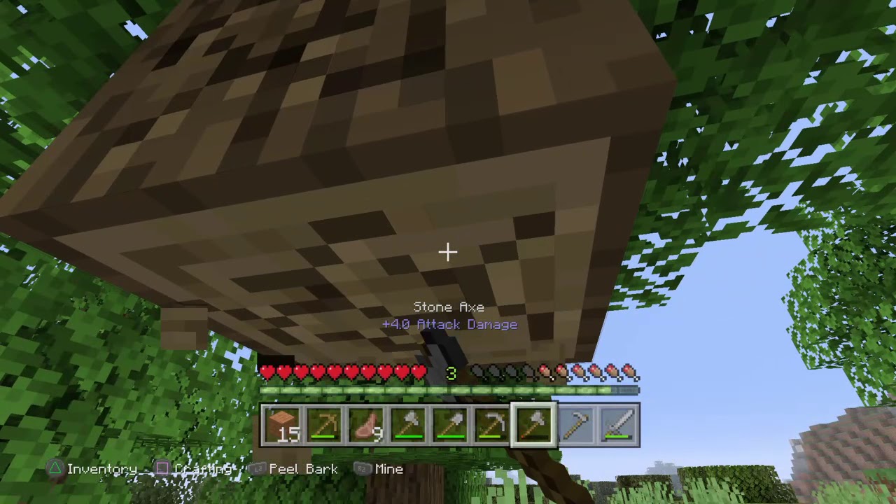 Minecraft Survival #2 getting wood - YouTube