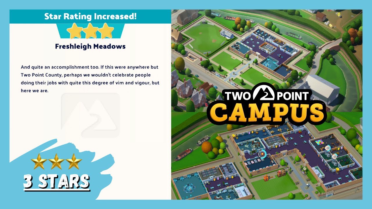 TWO POINT CAMPUS - FULL GAMEPLAY - FRESHLEIGH MEADOWS - 3 STARS - YouTube