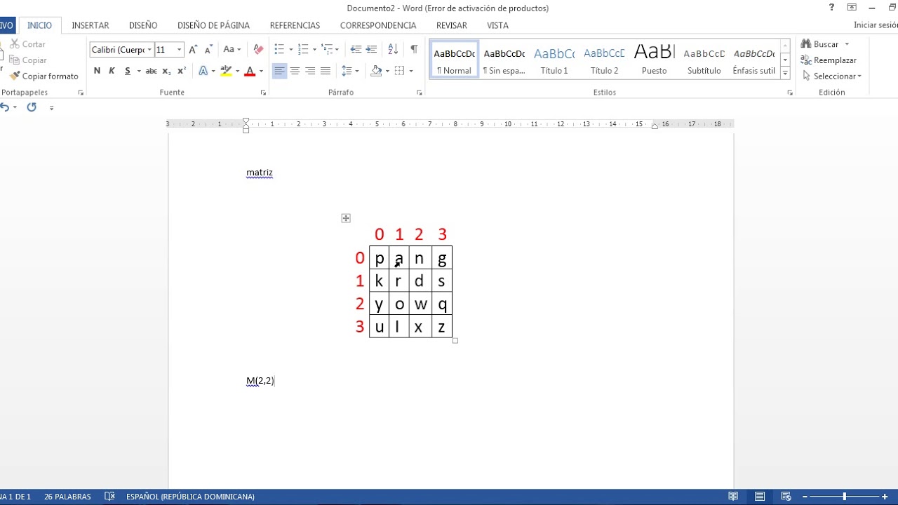 Declarar matriz en visual basic 2010 - YouTube