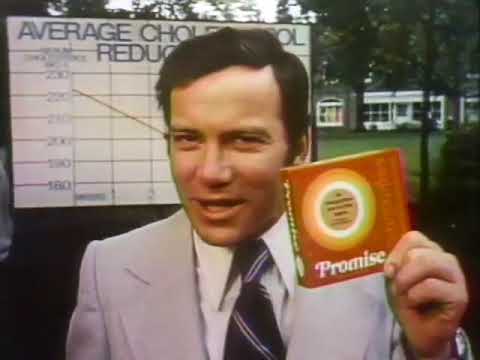 William Shatner 1974 TV Commercial for Promise Margarine - Shot in ...