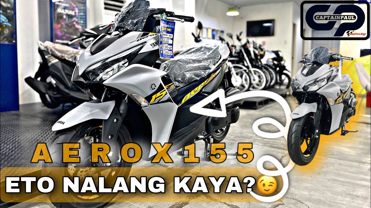 2023 YAMAHA MIO AEROX 155 MATTE GRAY | CAPTAINPAUL | PREMIUM BIKES ...