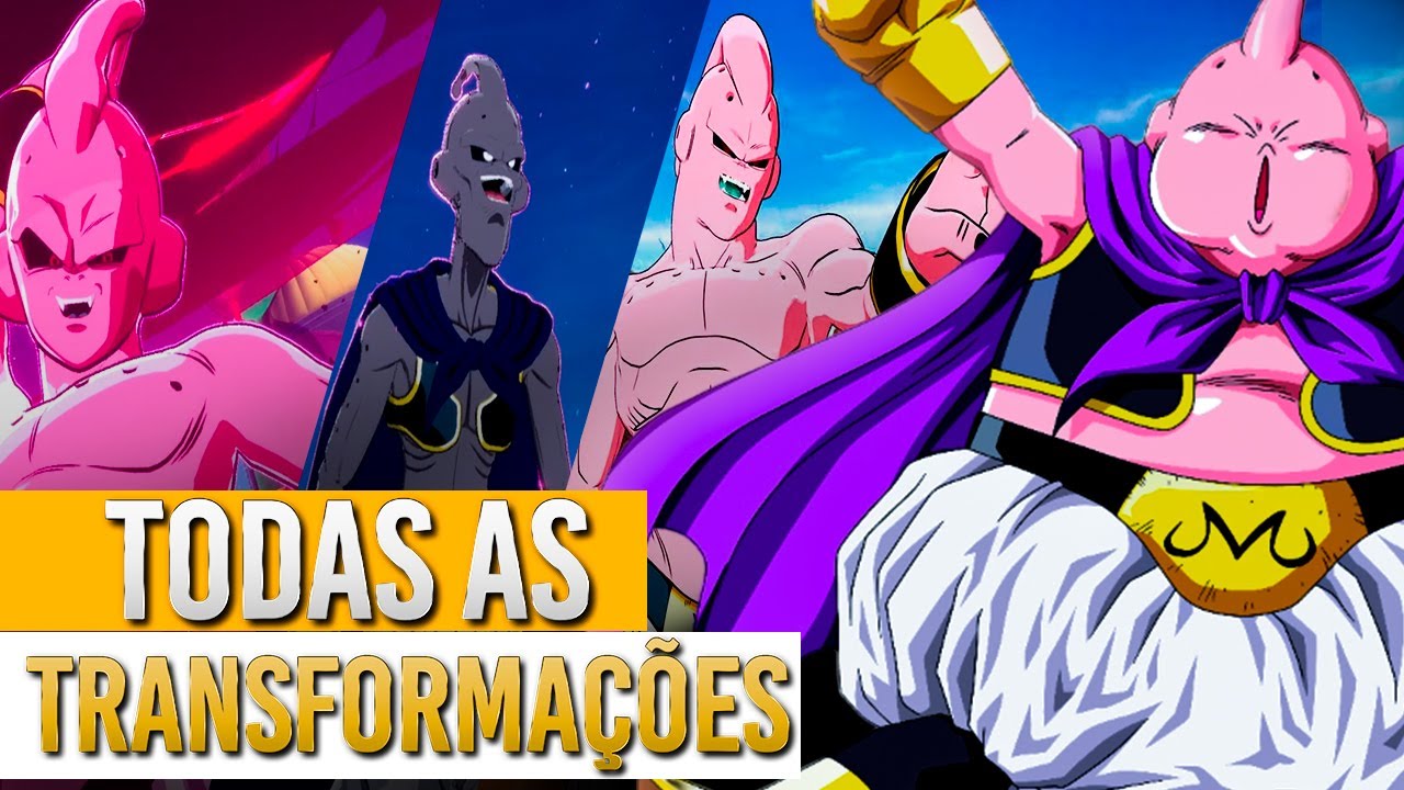 Todas as Transformações e Habilidades do Majin Boo Dragon Ball Sparking ...