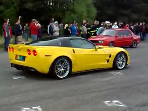 Corvette ZR1 vs GTR (drag race) - YouTube