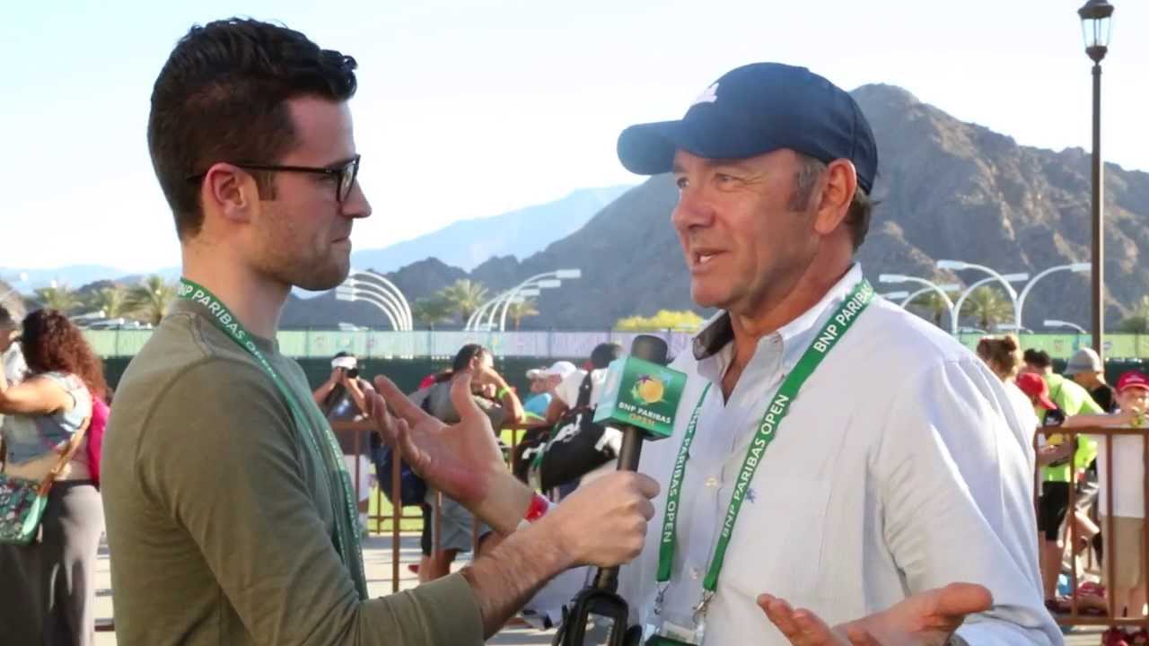 BNP Paribas Open: Kevin Spacey on Tennis, Roger Federer, Frank ...