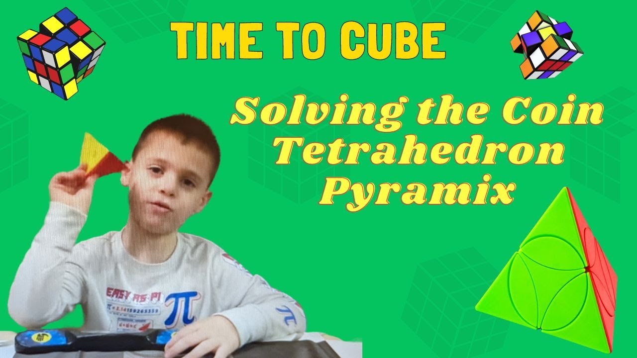Solving the Coin Tetrahedron Pyraminx Rubik's Cube - YouTube