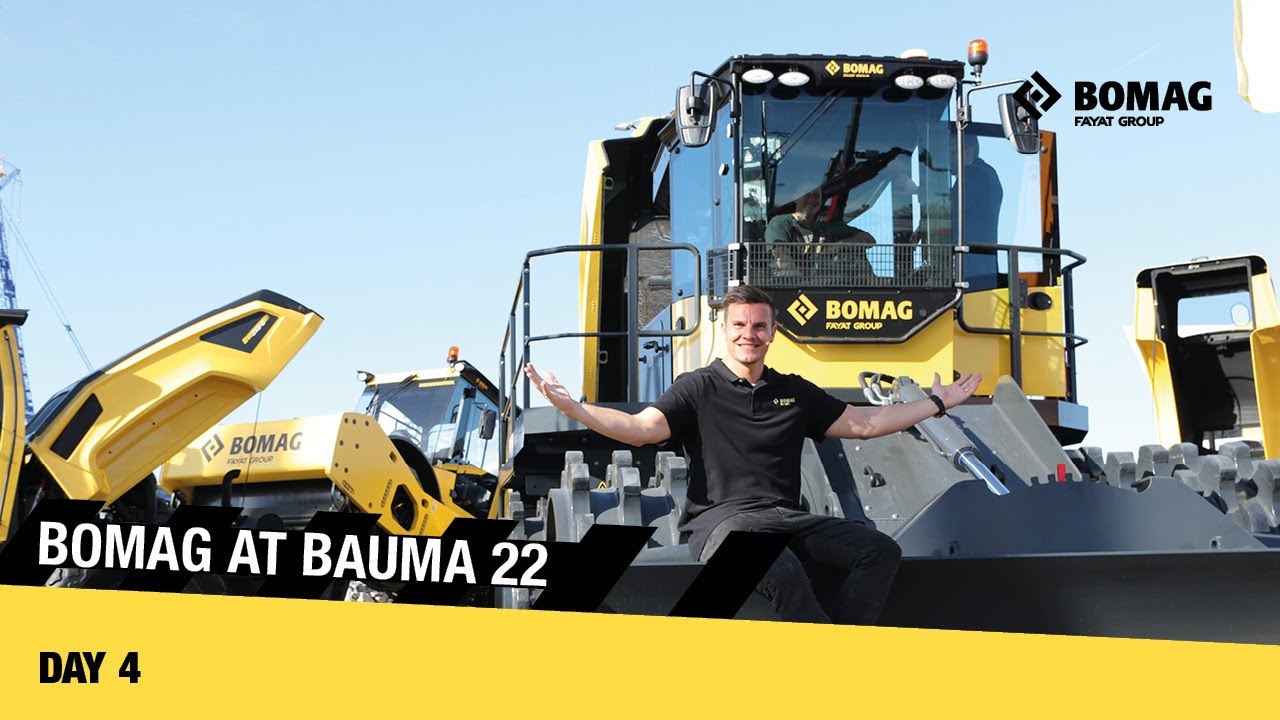 BOMAG @ bauma 2022 - Day 4 - Meeting the big ones: soil compactors ...
