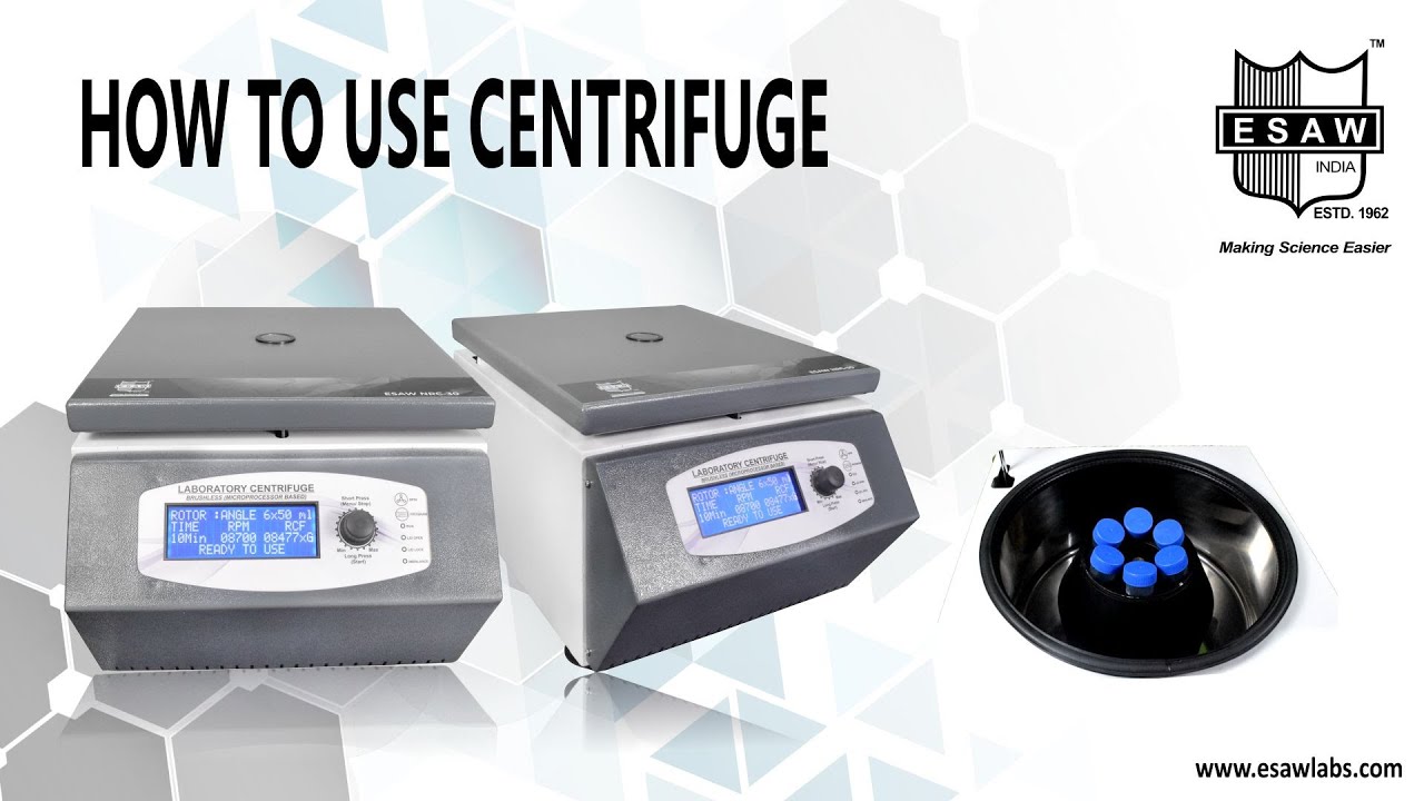ESAW Non Refrigerated Centrifuge - YouTube