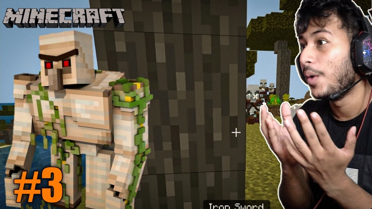 ANGRY VILLAGERS ATTACK ON ME IN MINECRAFT GAMEPLAY#3 - YouTube