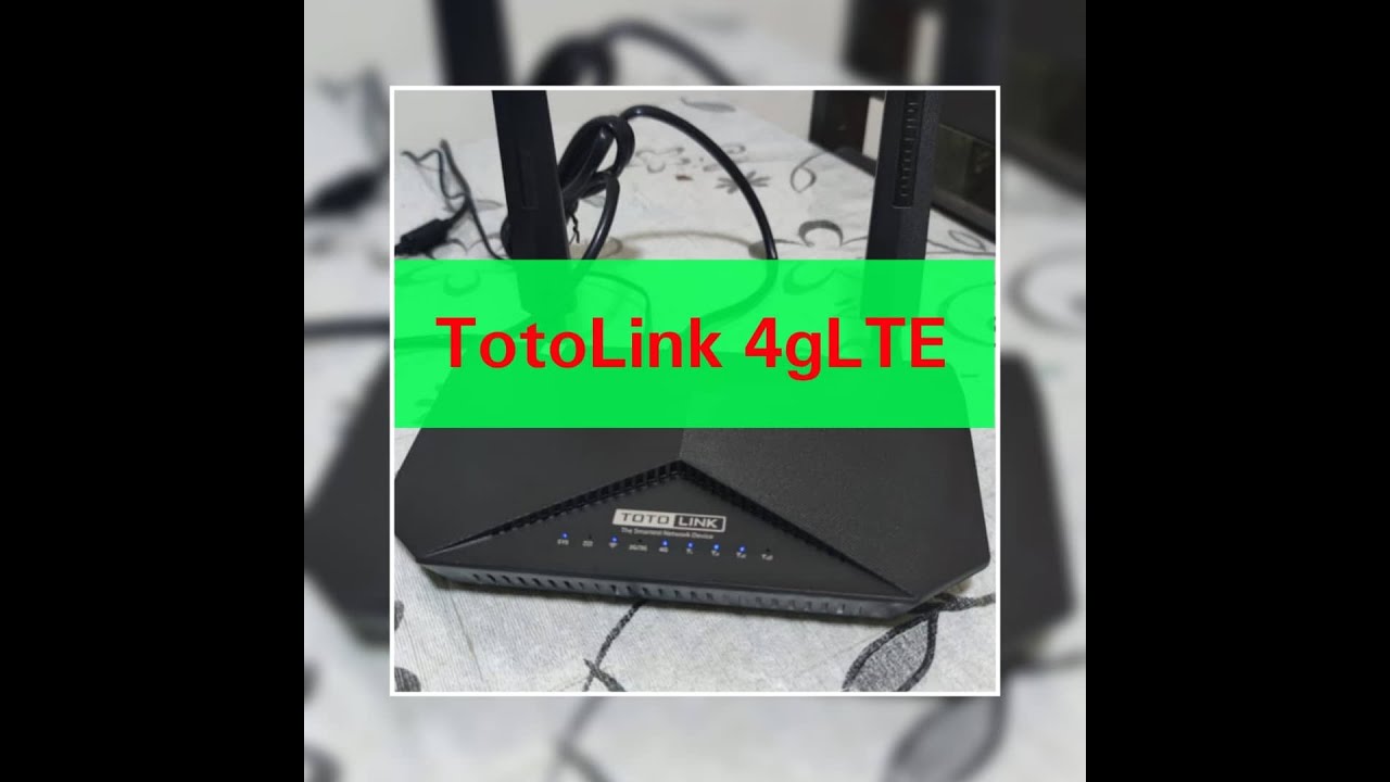 Modem Wifi 4g Totolink lr1200 - YouTube