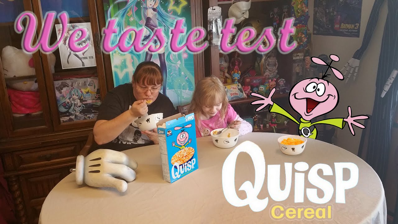 Quisp cereal taste test & History - YouTube